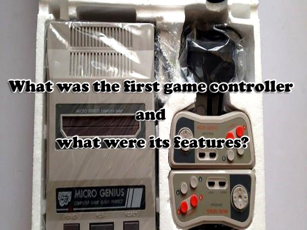 What was the first game controller and what were its features?
