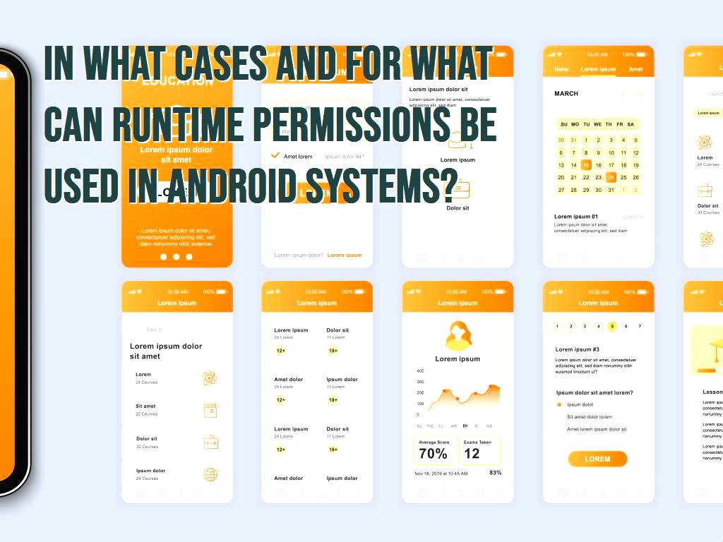 In what cases and for what can Runtime Permissions be used in Android ...