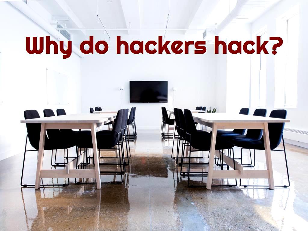 Why do hackers hack?