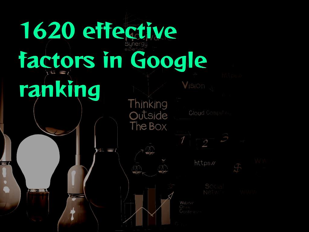 160 SEO effective factors in Google ranking