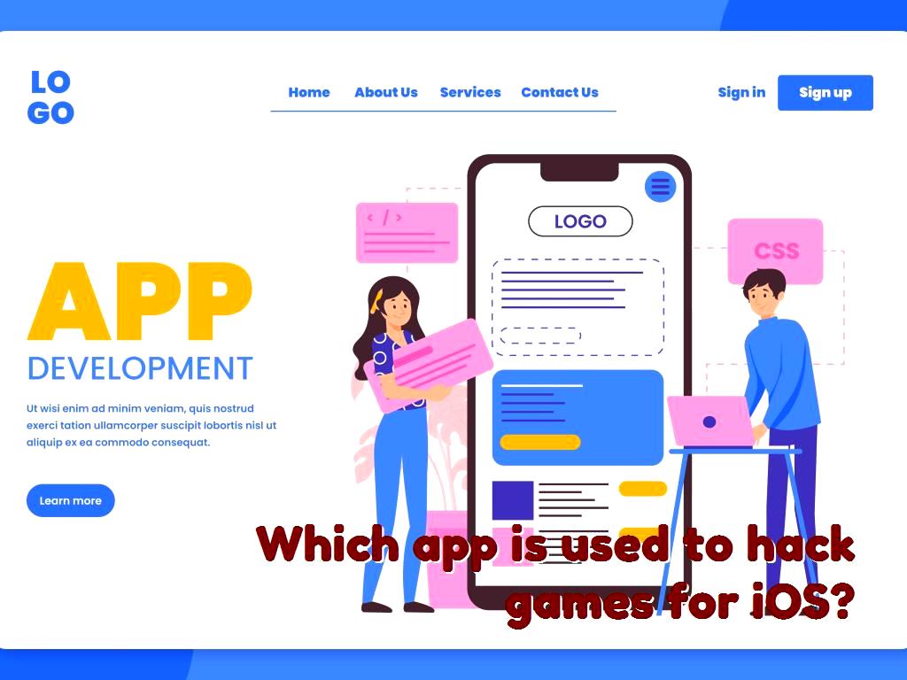 Which app is used to hack games for iOS?